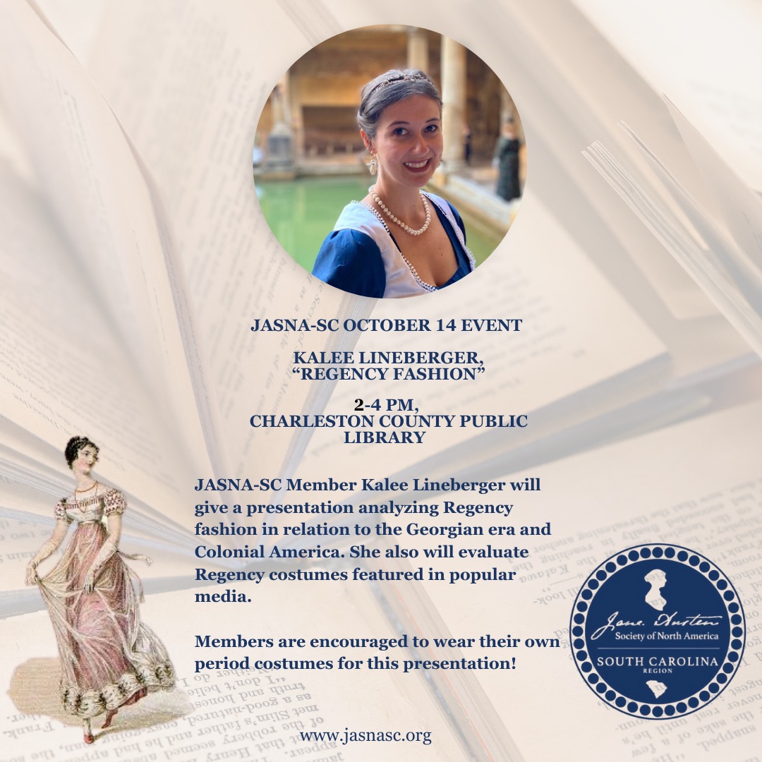 Jane Austen in South Carolina | JASNA South Carolina Region